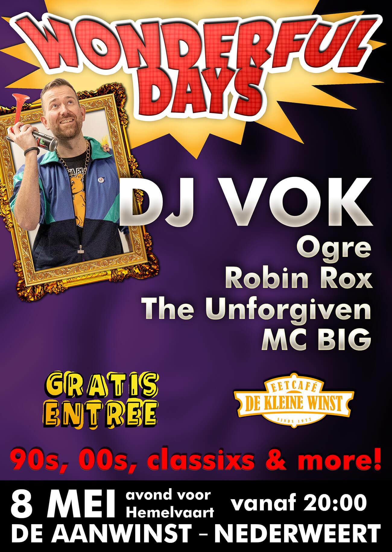Wonderful Days met DJ Vok - Eetcafé De Kleine Winst